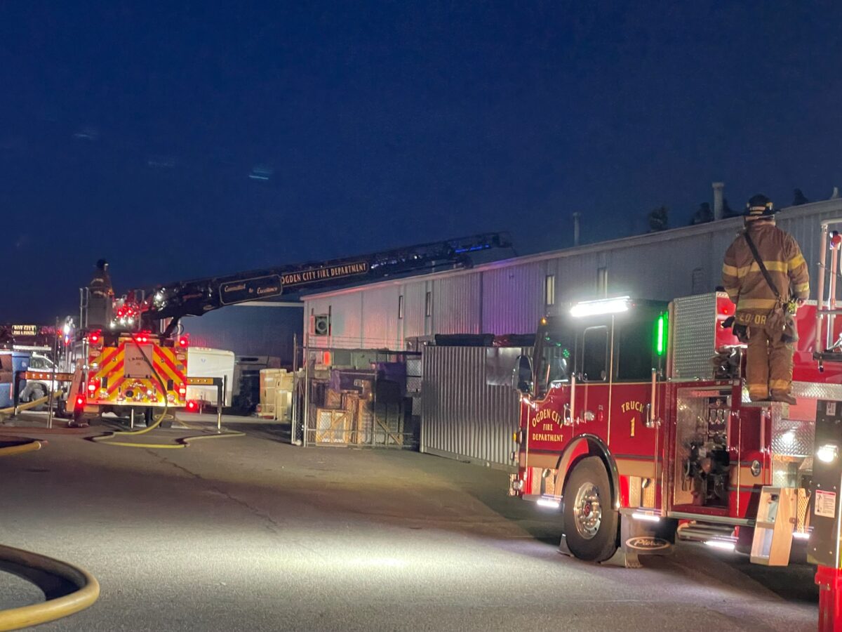 Ogden Fire responds to early morning industrial fire | News, Sports ...